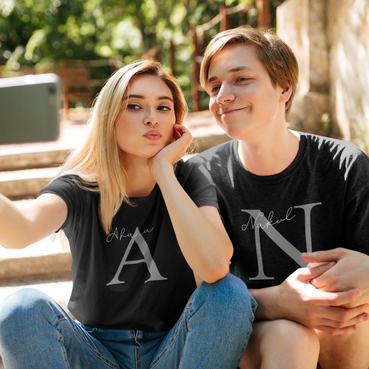 Personalised Couple T Shirts for Pre-Wedding Photoshoots & Anniversary ...
